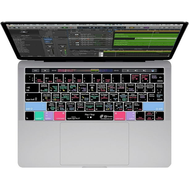 KB Covers Logic Pro X Keyboard Cover for MacBook Pro (Late 2016+) With ...