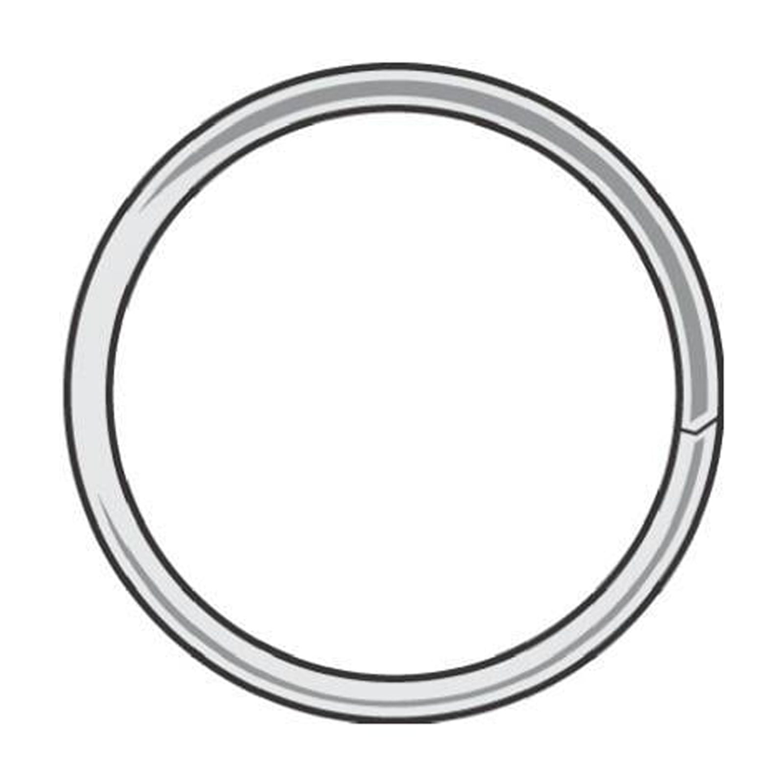 KB105 Split Key Ring, 1 in, Tempered Steel - Walmart.com