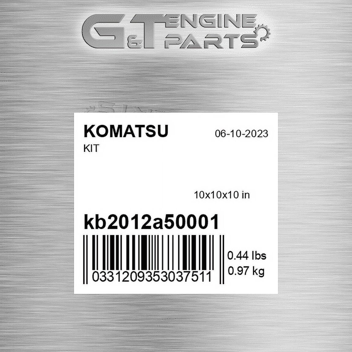 KB2012A-50001 KIT fits KOMATSU (New OEM) - Walmart.com