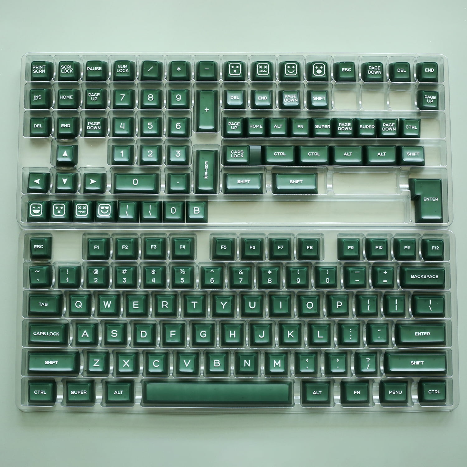 KBDiy Pink Translucent Keycap Custom PBT Double Shot SA Profile Keycaps ...