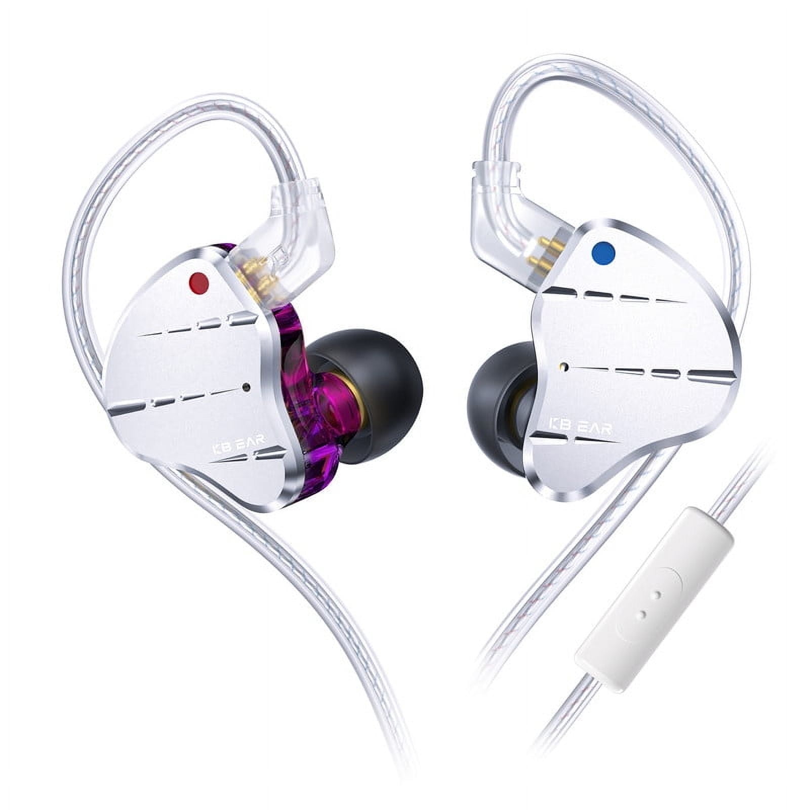 KBEAR KS10 in Ear Monitor, Wired Erbuds 4BA+1DD Hybrid Driver HIFI IEM ...