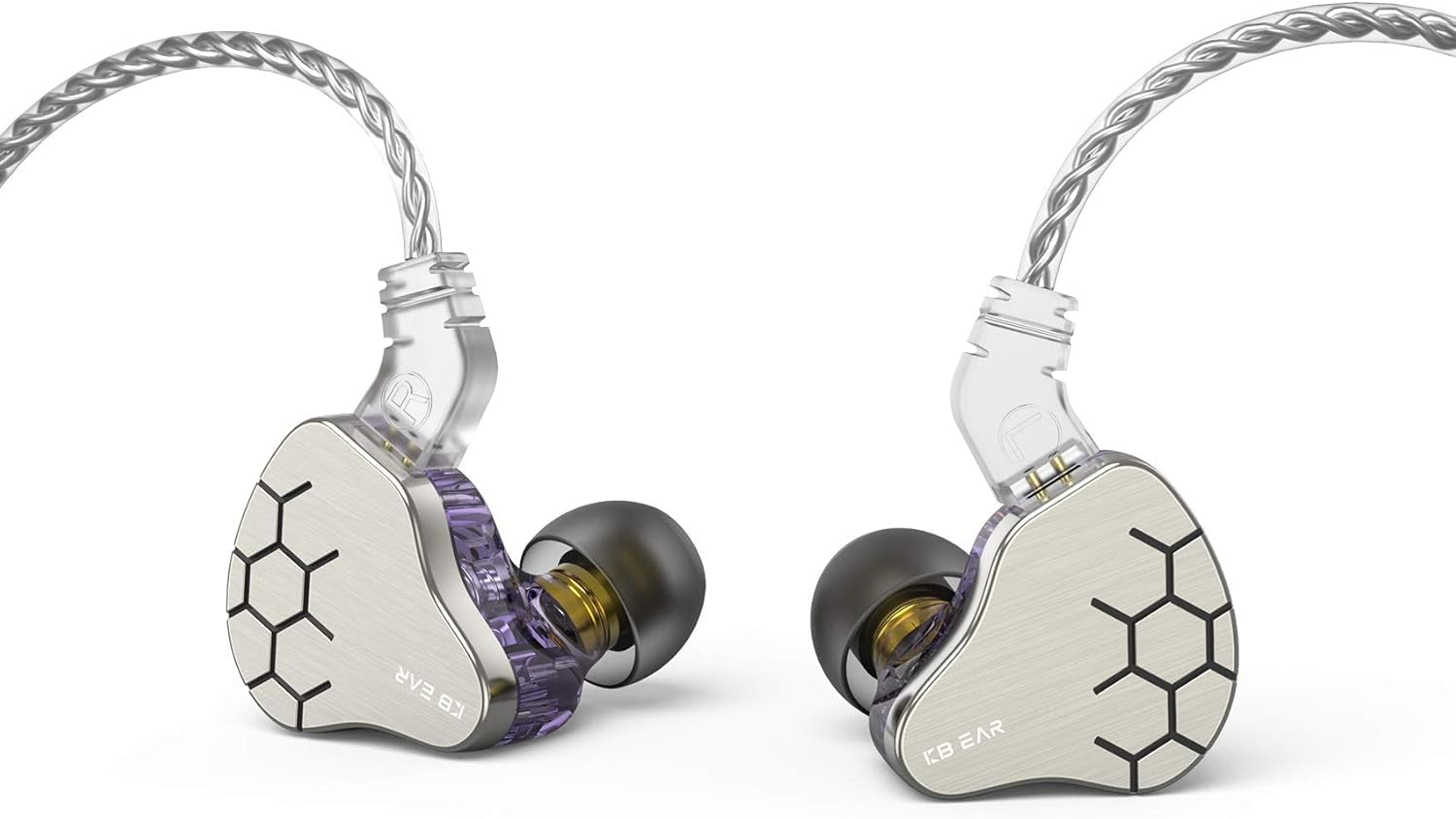 KBEAR Lark Auriculares 1ba 1dd, Metal in Ear Monitors Earphones for ...