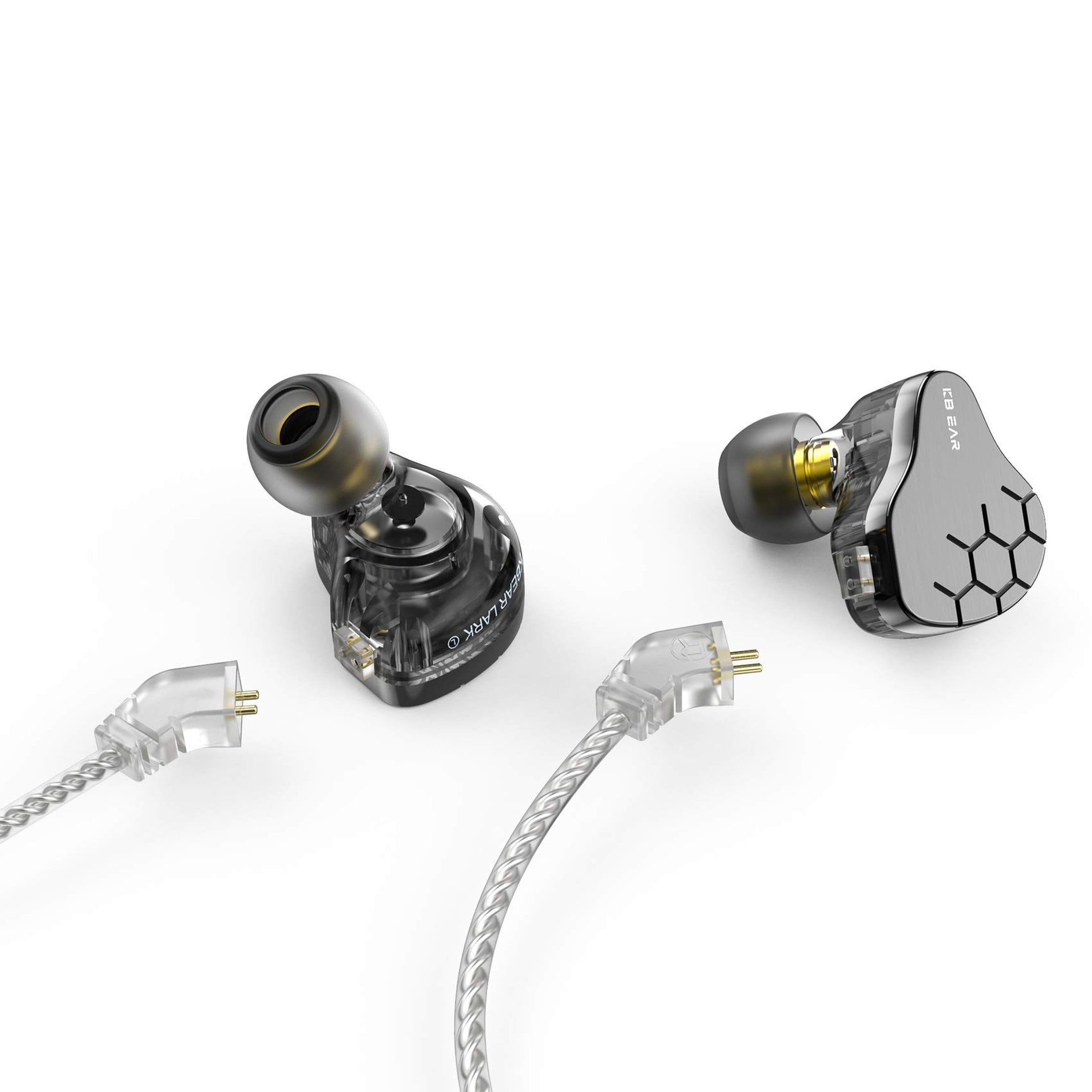 KBEAR Lark HiFi In-Ear Monitor Earphones with Detachable Cable and Mic ...