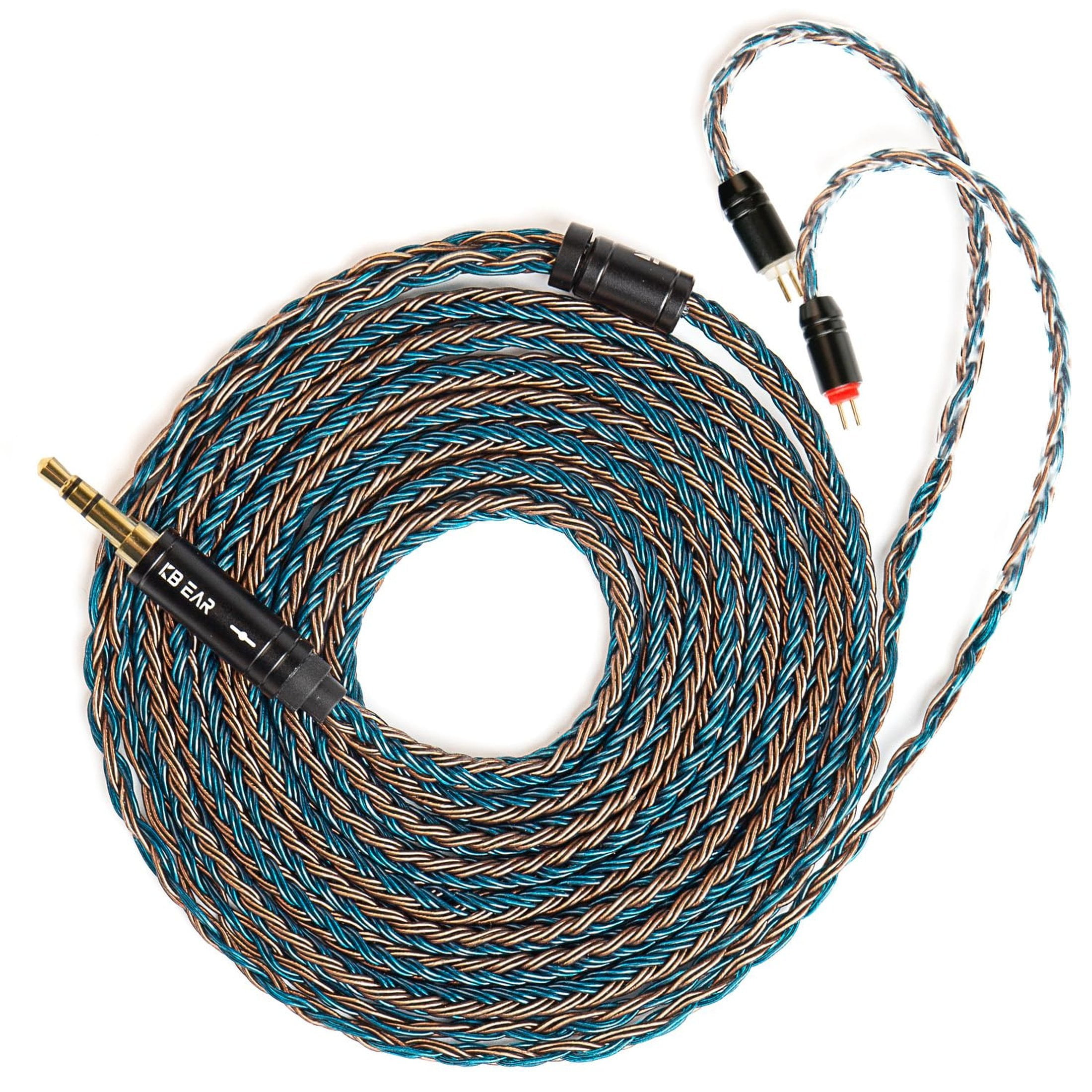 KBEAR ST16 Plus 2M Silver-Plated IEM Cable for Enhanced Audio Experience - Walmart.com