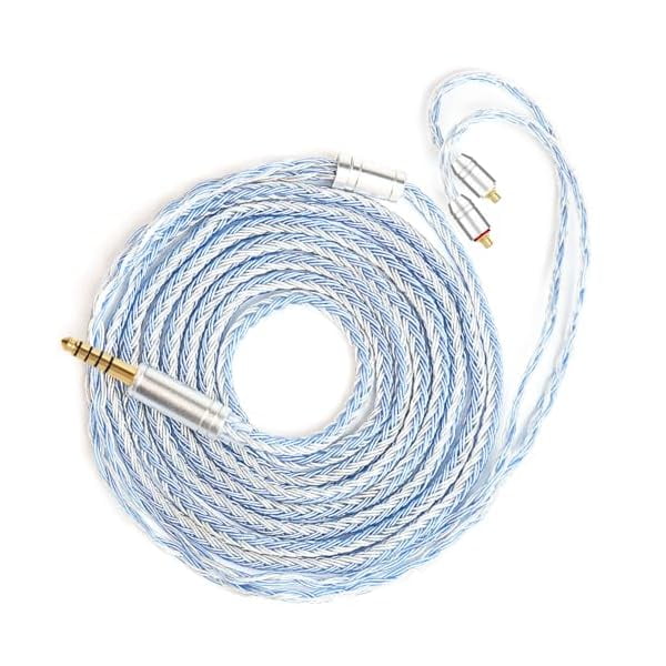 KBEAR ST16 Plus Earphone Cable 16 Core 5N OCC Silver-Plated Long IEM ...