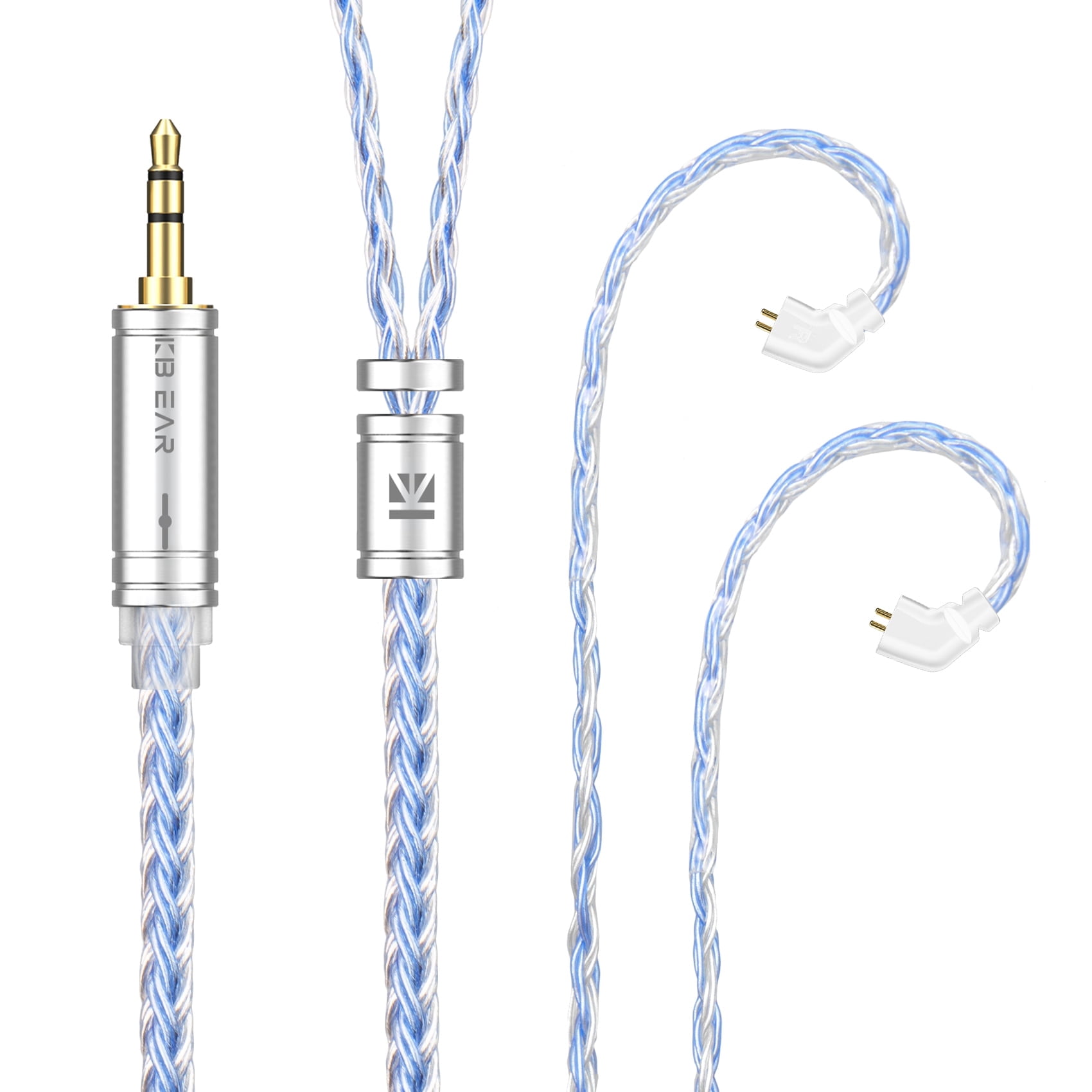 KBEAR ST16 Plus IEM Cable Earphone Cable 16 Core 6.56ft Earphone ...