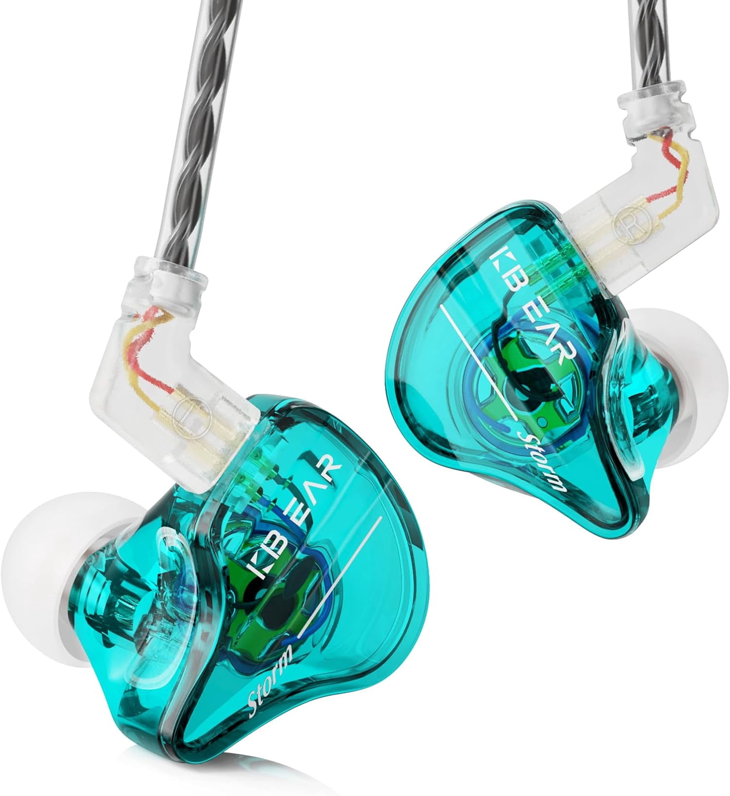 KBEAR Storm in Ear Headphones Wired Earbuds for Musicians Singers Stage ...