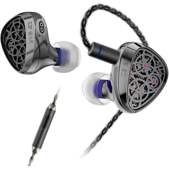 KBEAR TB-PRO in Ear Monitor Headphones, 10mm PU+PEEK+Dome DD High ...