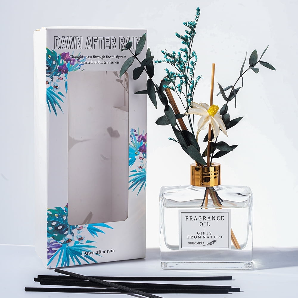 KBHOMFRA Reed Diffuser Sets 4.05fl.oz Gardenia Aroma Home Fragrance ...