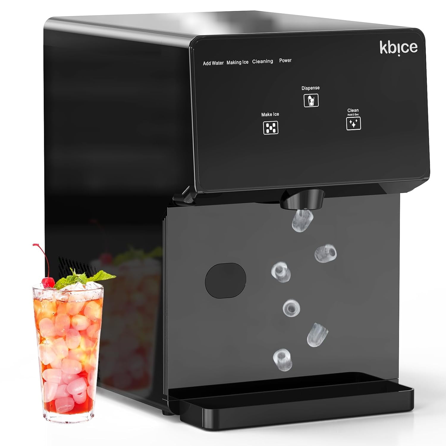 KBICE Self Dispensing Countertop Bullet Ice Maker - Walmart.com