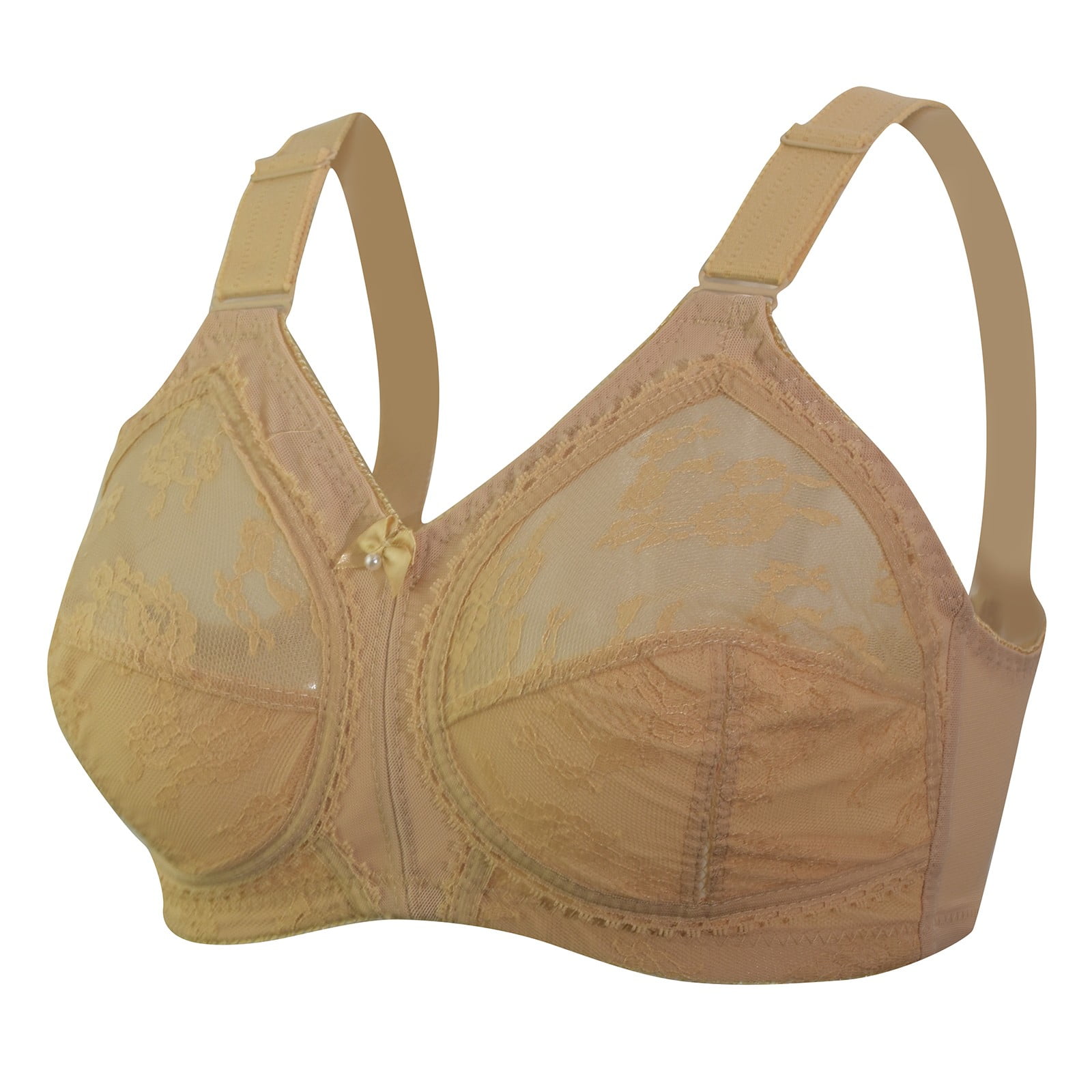 Kbkybuyz Ultra Thin Full Cup Bra Without Steel Ring Sponge Hot Lace
