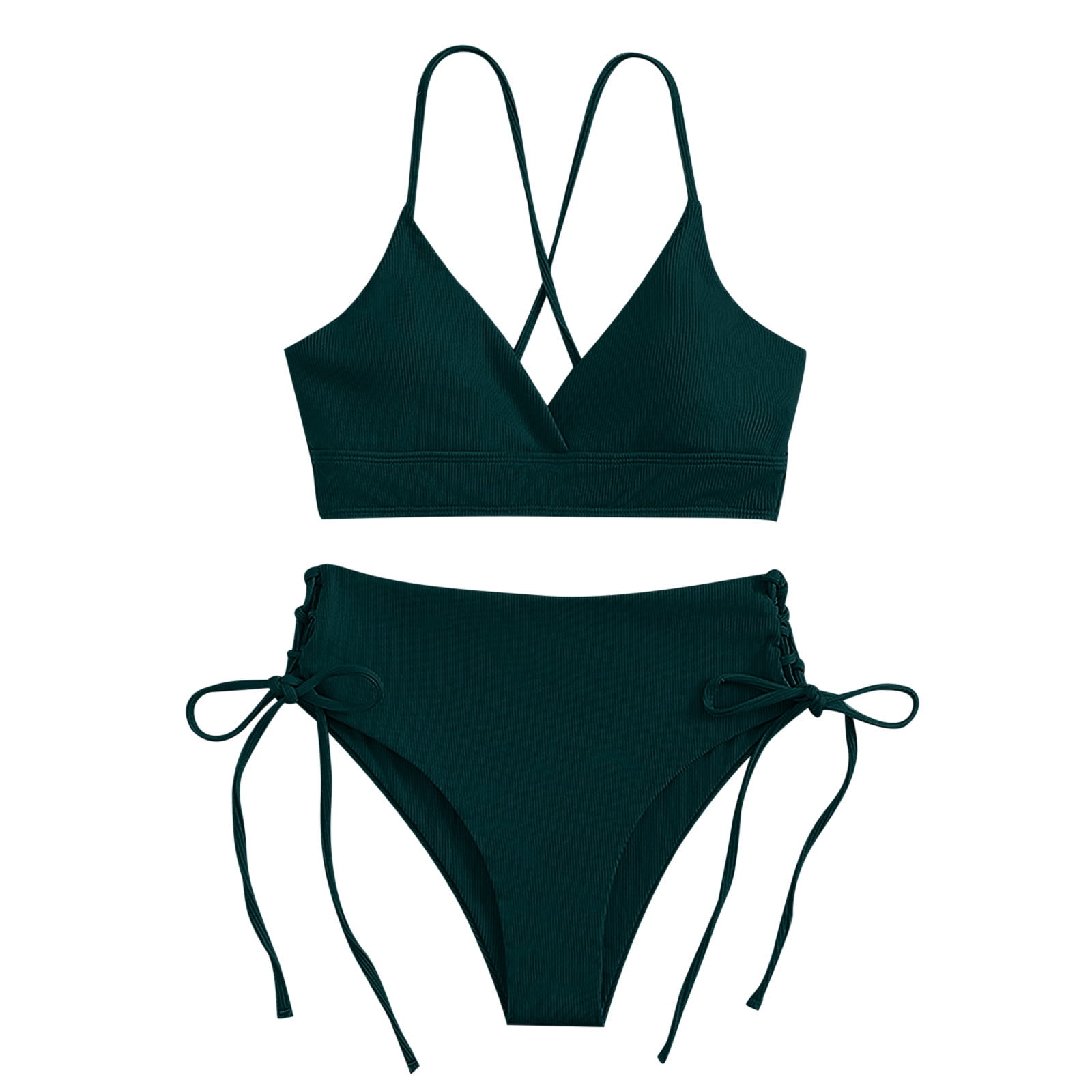 KBKYBUYZ Women Swimsuits 2 Piece Bikini Women's Hot One-Piece Stripe ...