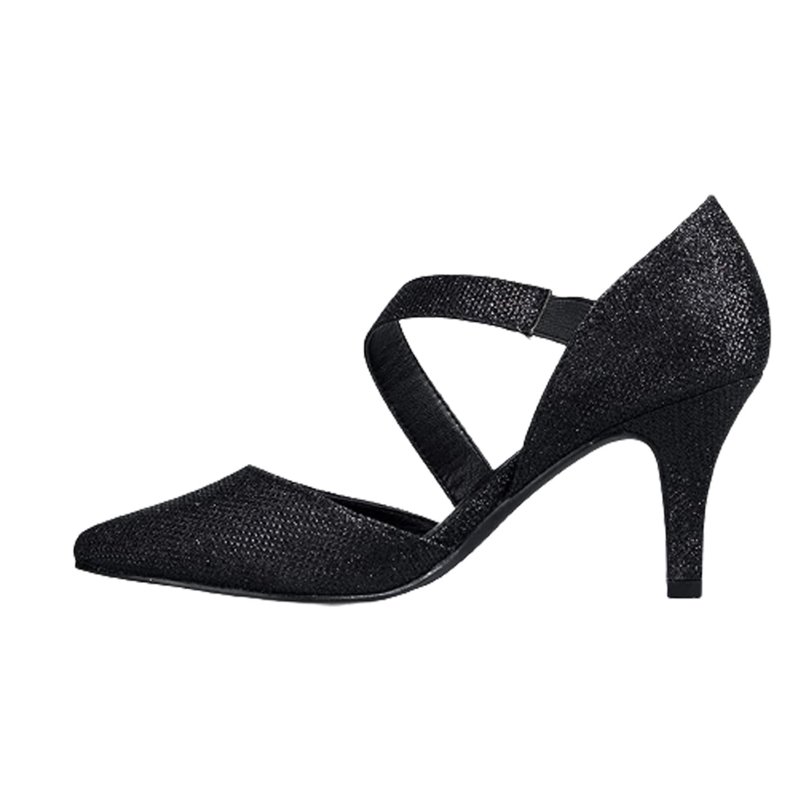 KBKYBUYZ Women's Banquet Slim High Heel Side Space Professional Formal ...