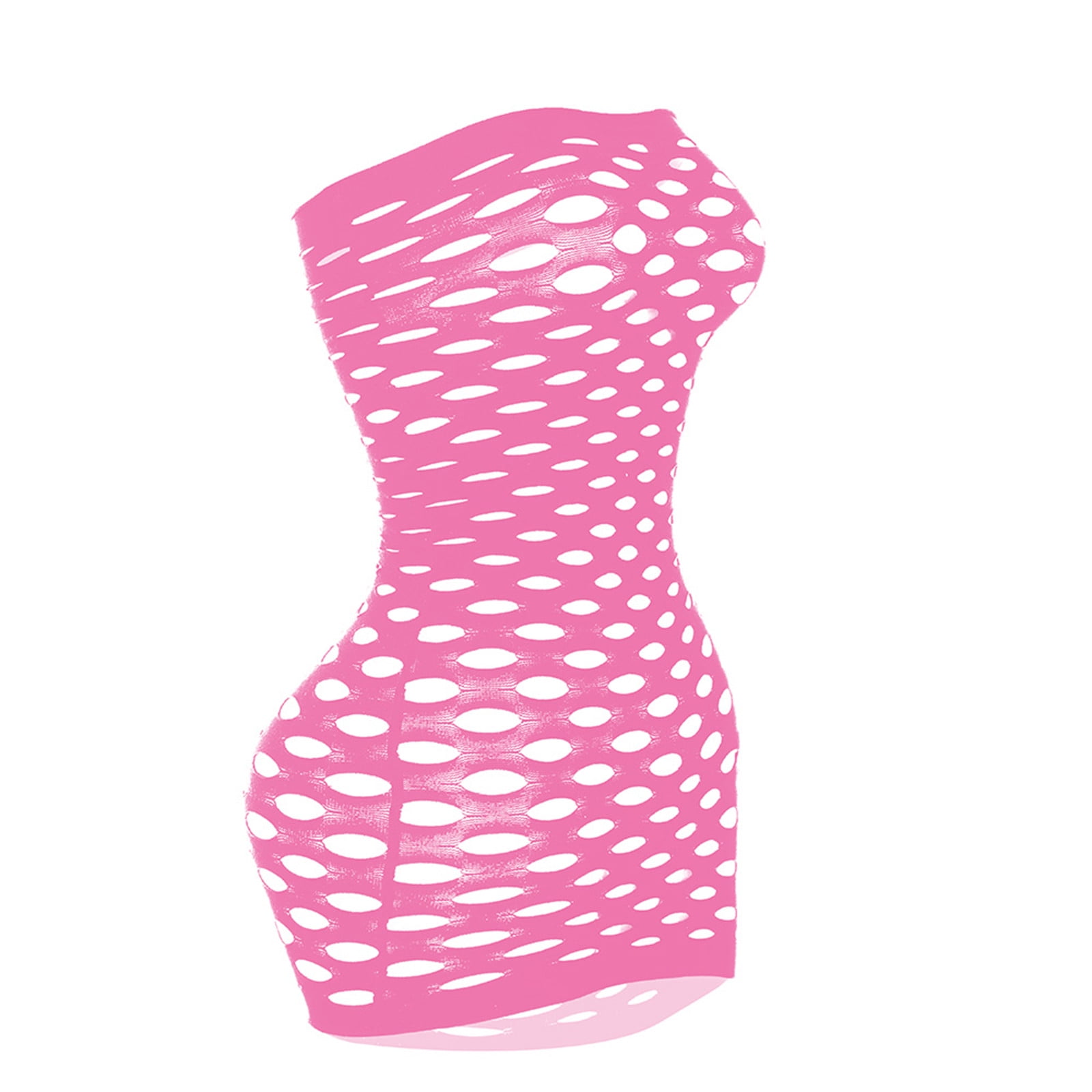 KBKYBUYZ Women's Breast Wipe Suit Hot Net Clothes Full Body Hollowed ...