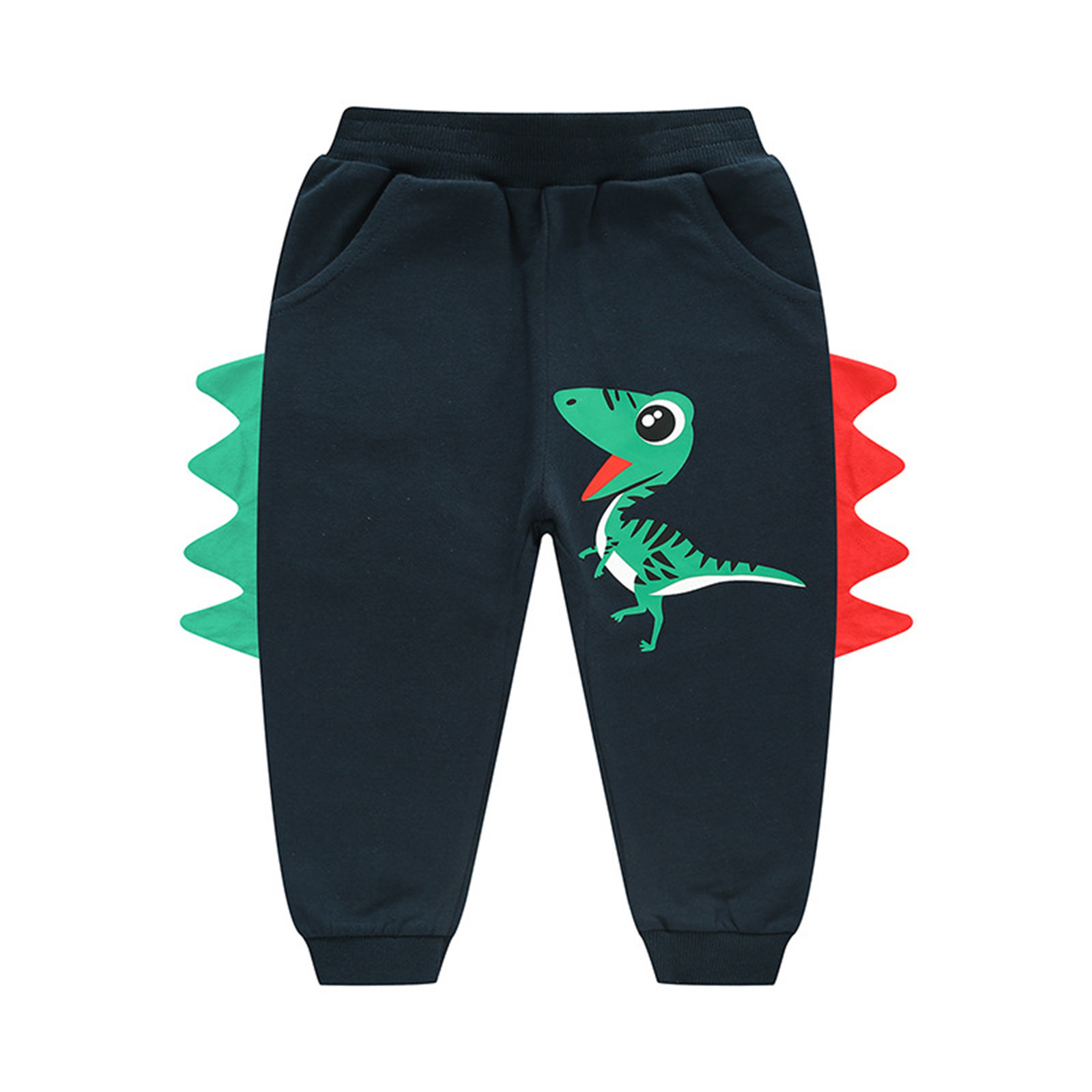 KBODIU Boys' Pants Boys Athletic Training Pants Casual Dinosaur Graphic ...