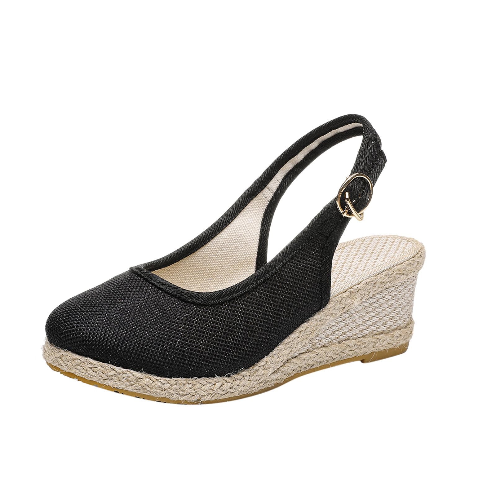KBODIU Closed Toe Platform Wedge Sandals for Women, Women's High Heels ...