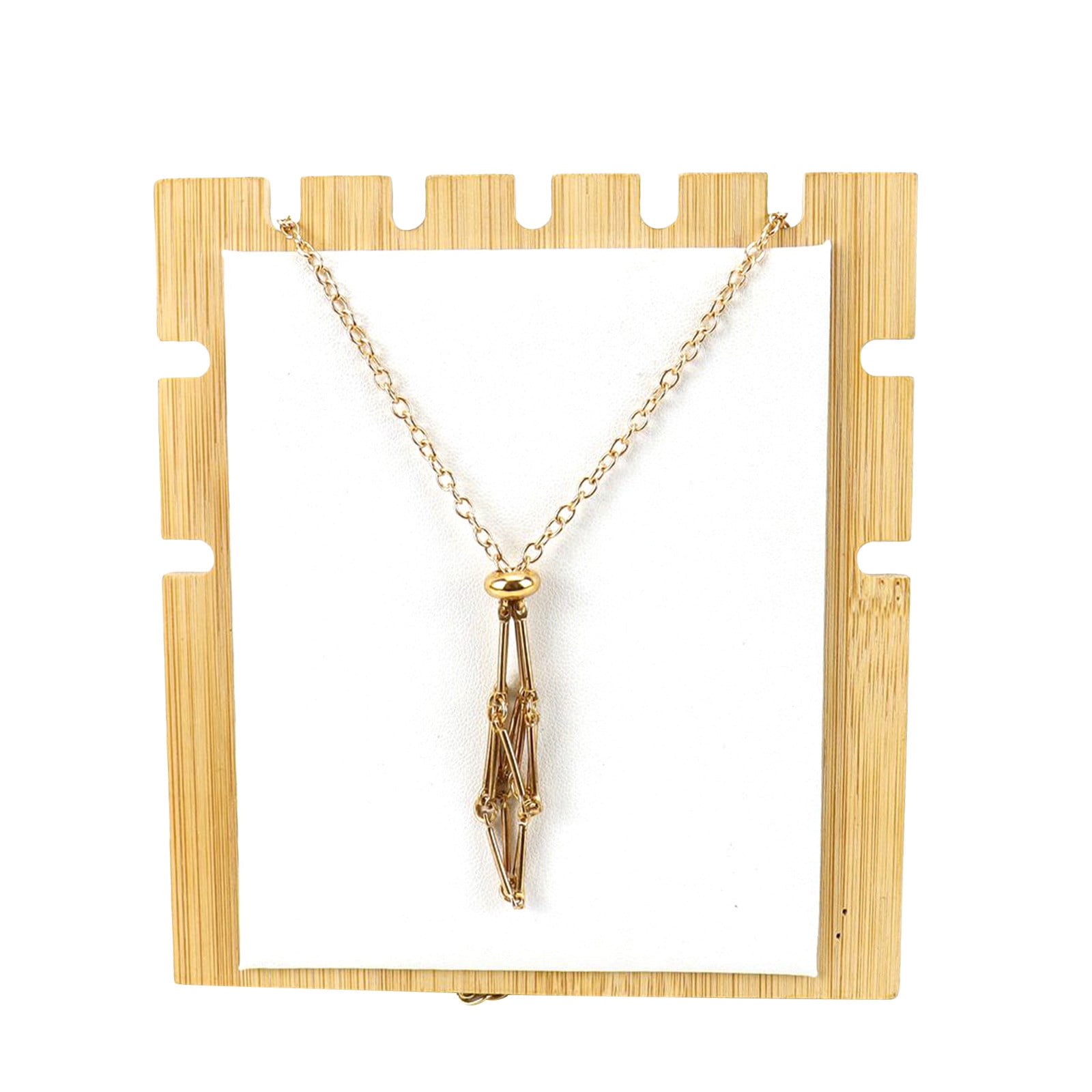 KBODIU Crystal Necklace Holder Empty Stone Quartz Holder Adjustable ...
