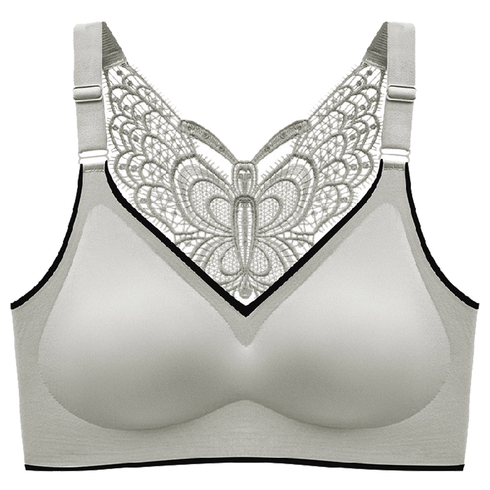 KBODIU Everyday Bras for Women, Plus Size Comfort Bras, Wirefree Bra 3 ...