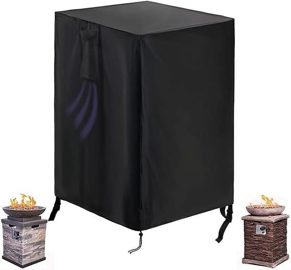 KBODIU Fire Pits Cover Fire Cover Squares Outdoor Fireplace Gas Propane ...