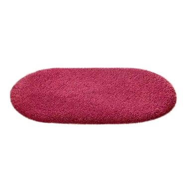 Under$1 Clearance Coral Velvet Embossed Foot Mats Memory Foam Carpet ...