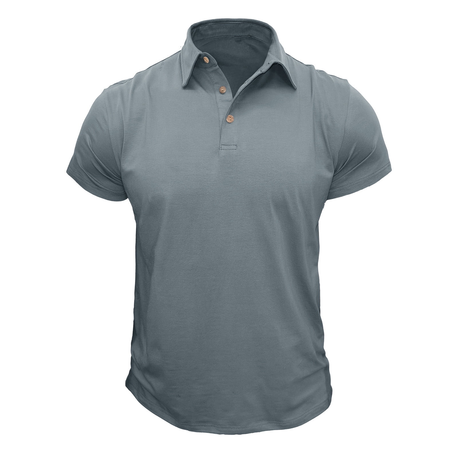 KBODIU Men's Regular-Fit Polo Shirt Athletic Golf Polo Shirts Short ...