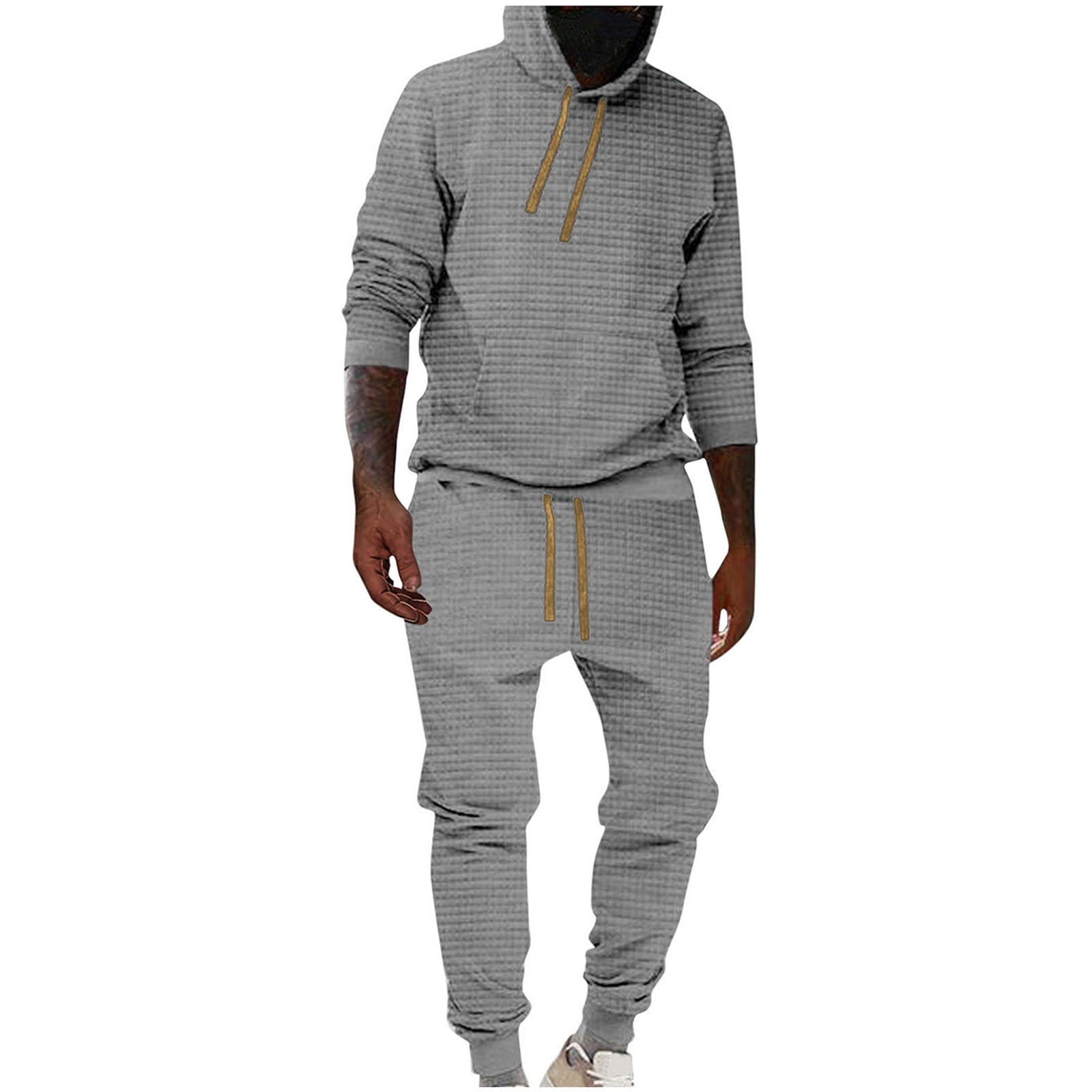 KBODIU Men's Tracksuits Sweatsuits for Men, Track Suits 2 Piece Casual ...