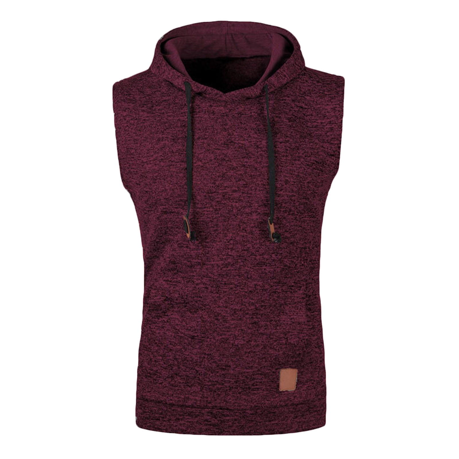 KBODIU Men's Workout Hooded Tank Tops Sleeveless Gym Hoodies ...