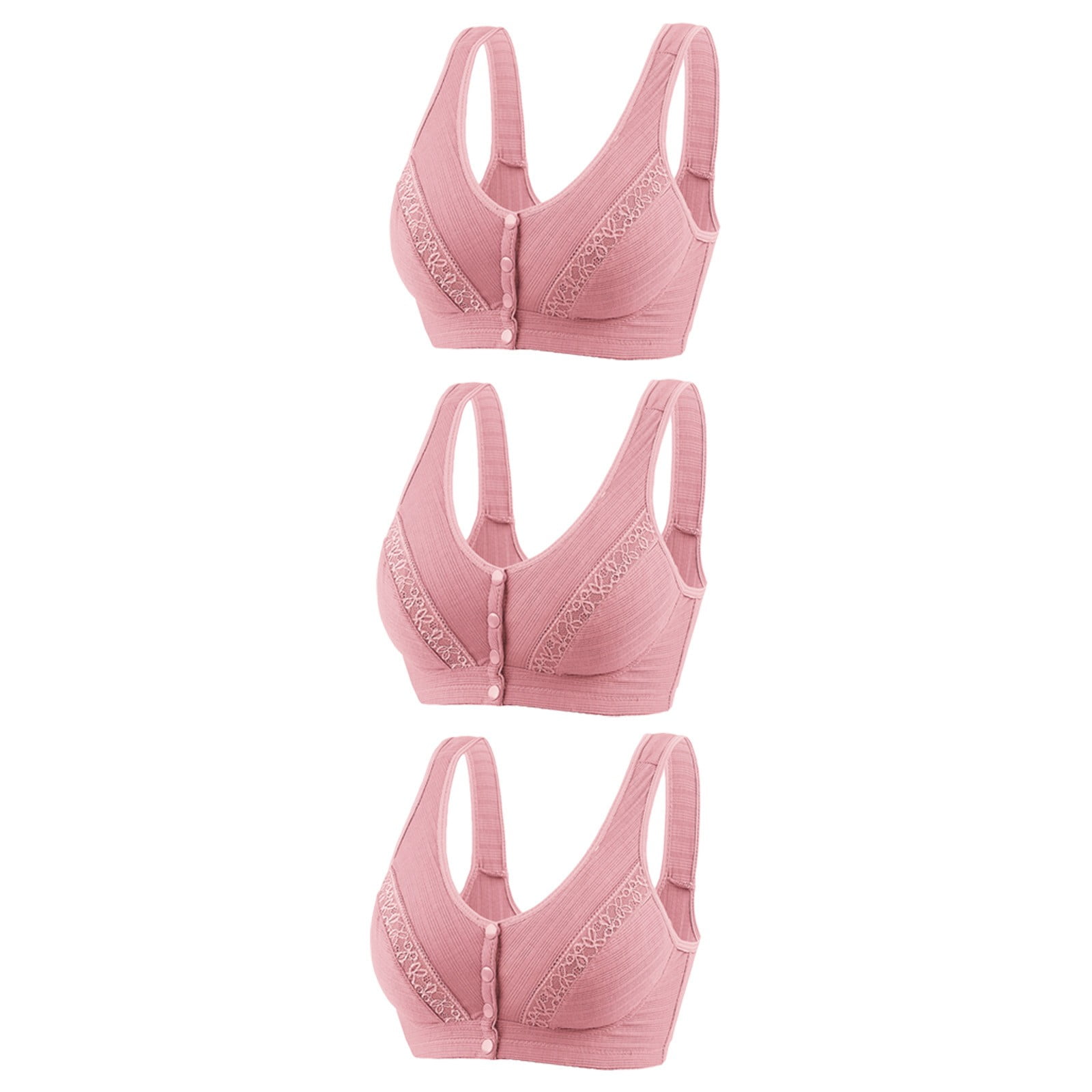 KBODIU Minimizer 3Pack Full Cup Nursing Bras Seamless Maternity Bras ...