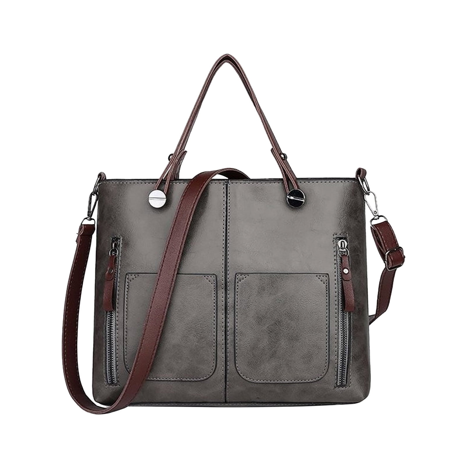 KBODIU Women鈥檚 Tote Handbag Multi Pockets Crossbody Bag Retro - Walmart.com