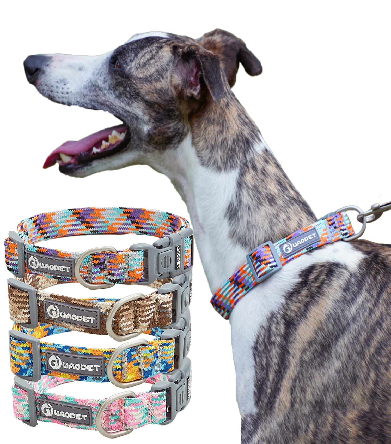 KBOOK Dog Collar for Small Medium Large Dogs Reflective Buckle Dog ...