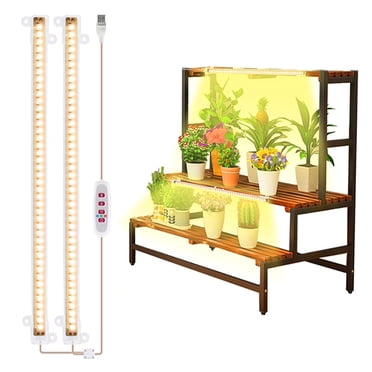 Hydrofarm JS10065 Jump Start 2-Feet Hydroponic Grow Light Stand (Stand ...