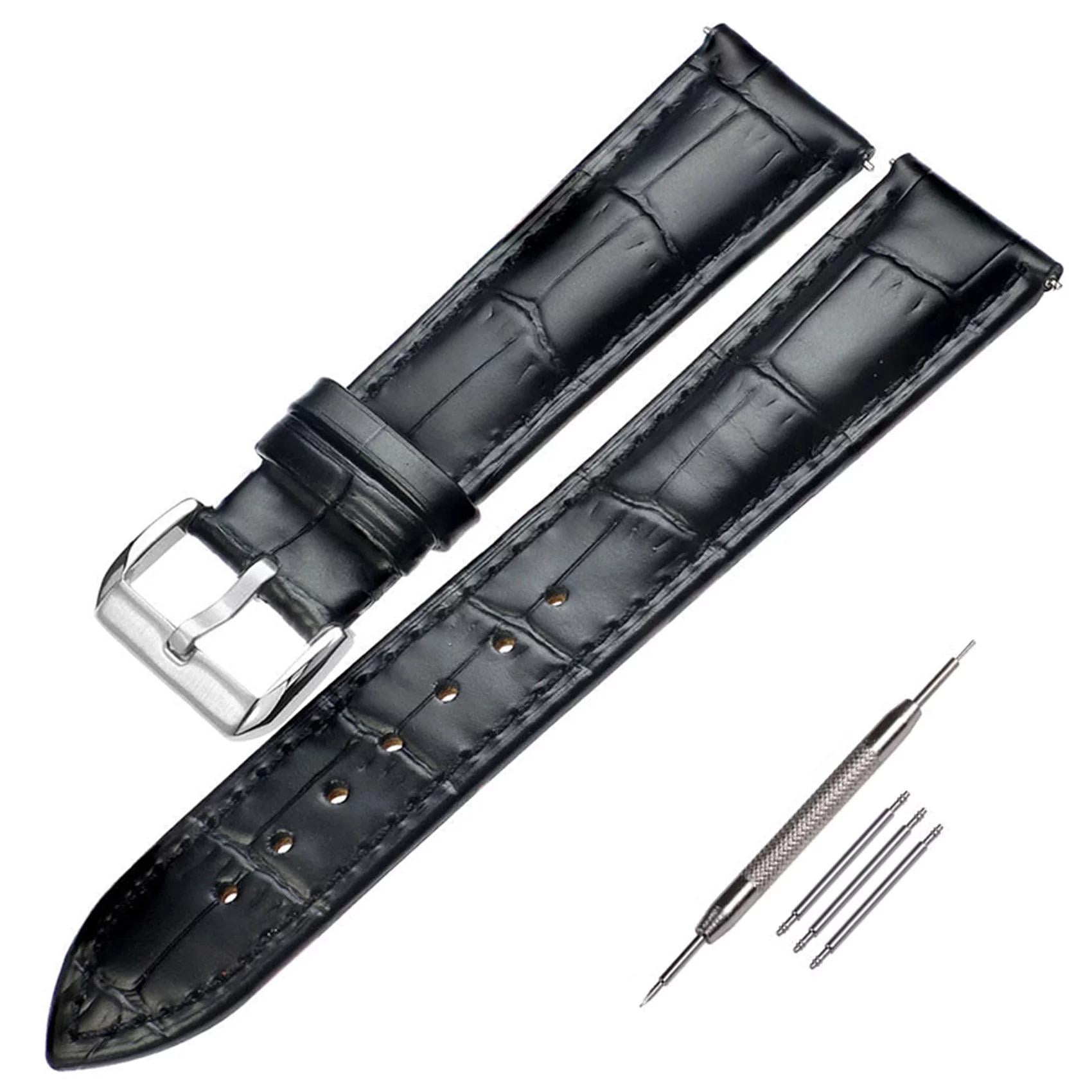 KBOOK Leather Watch Straps Replacement Watch Band (18mm-24mm) - Walmart.com