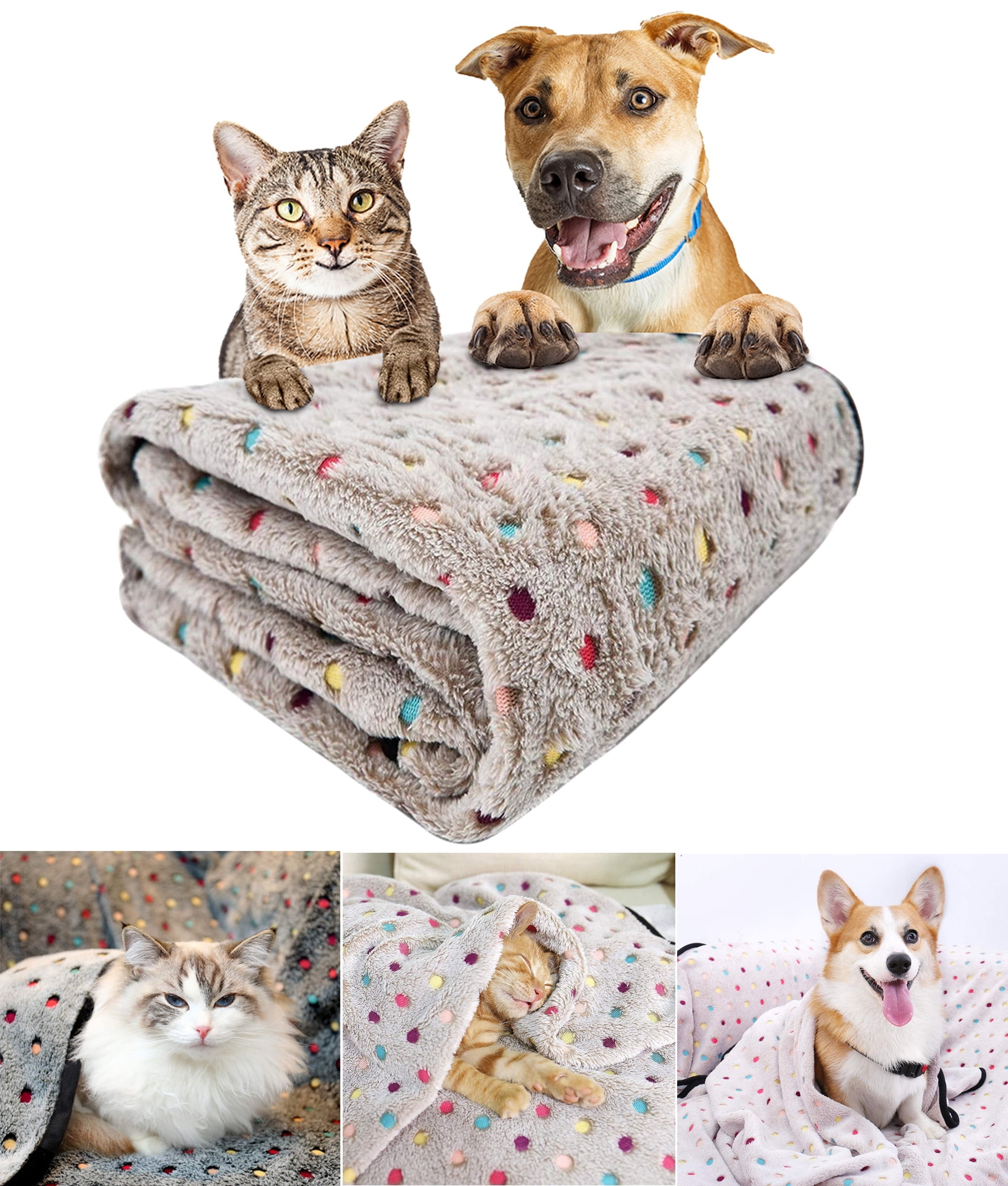 KBOOK Pet Blanket Puppy Cat Blankets Flannel Blanket Throw Warm for ...