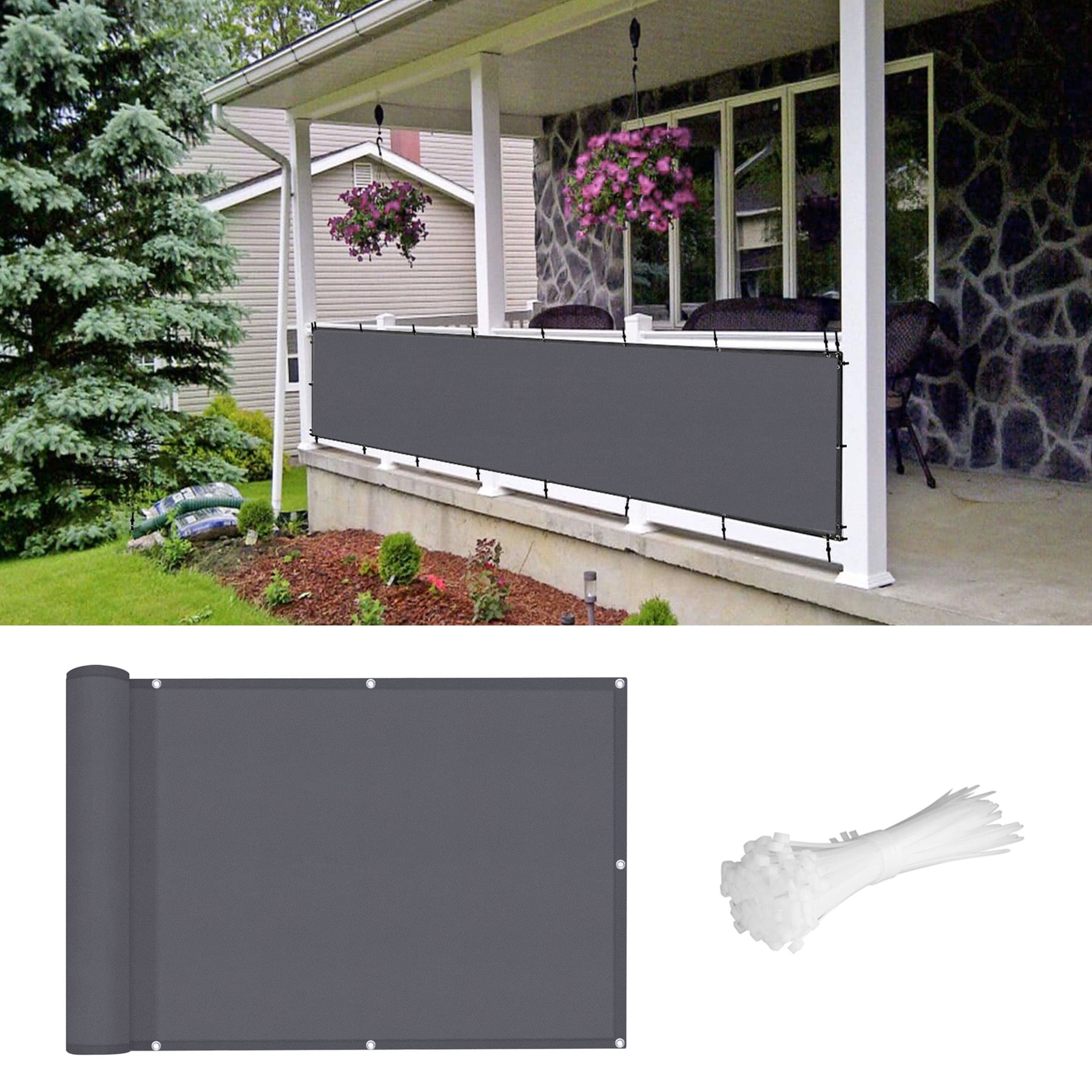KBOOK Privacy Screen Fence Cover Waterproof UV Protection for Patio ...