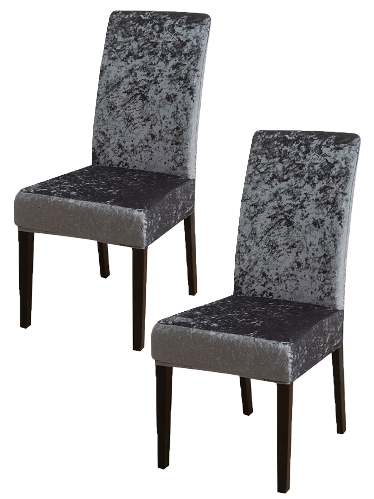 KBOOK Velvet Dining Chair Covers Stretch Dining Chair Slipcover Seat ...