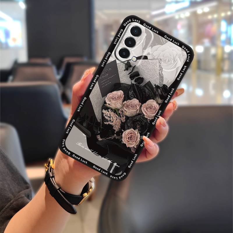 KBS-Phone Case For OnePlus Nord N200 5G/1+Nord N200 5G, flower Anti ...