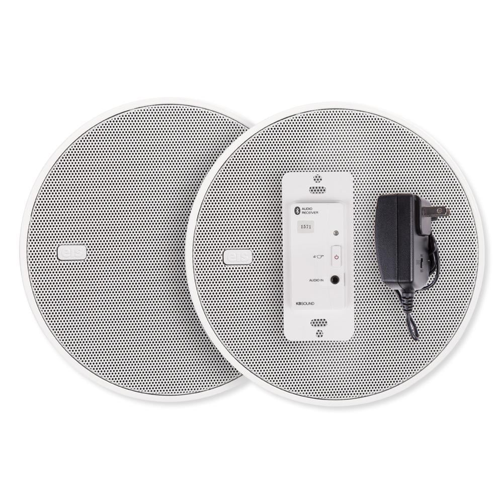 KBSound 52809 In-Wall Bluetooth Audio Receiver with Two 5 In. Speakers ...