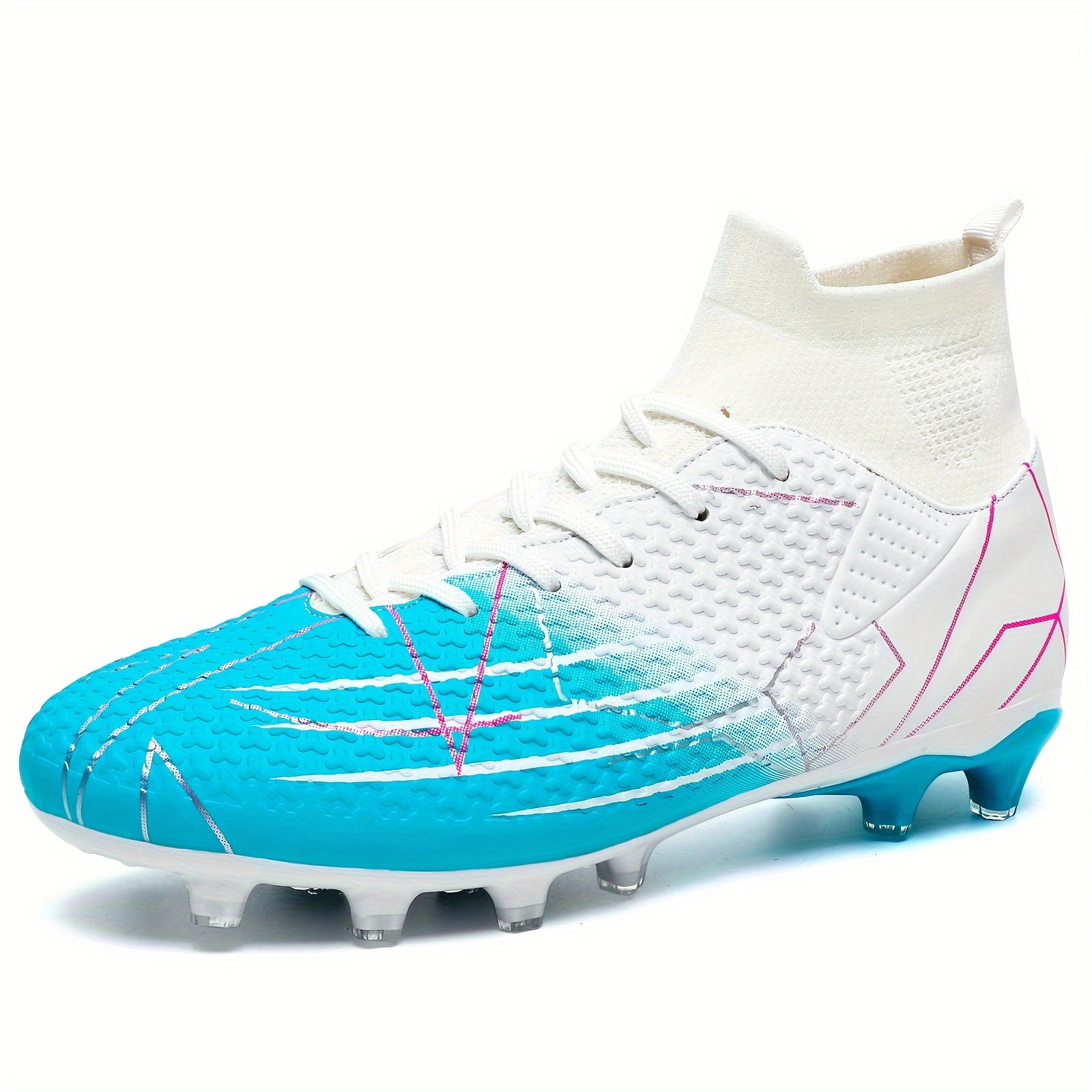 KBYS Men‘s Gradient Color Non Slip HG Football Cleat Outdoor ...