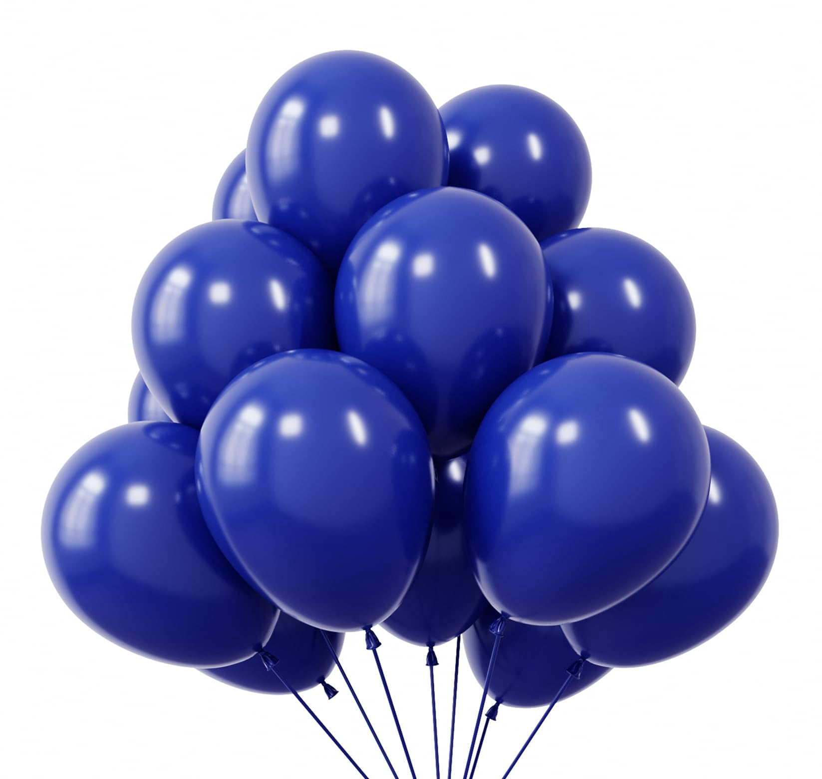 KBZVNAF Royal Blue Latex IFF17 Party Balloons - 50 Pack 12 inch Helium ...