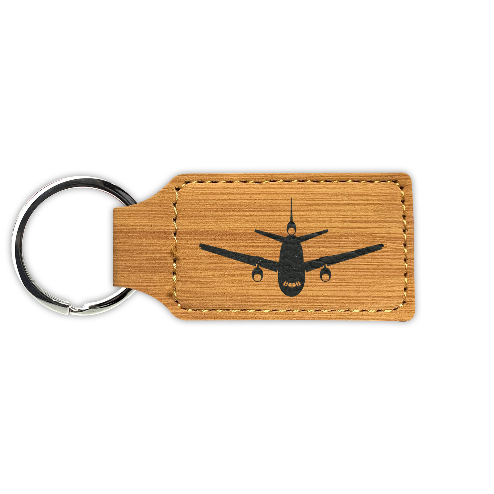 KC-10 Extender Keychain Leatherette Rectangle - Laser Engraved - Many ...