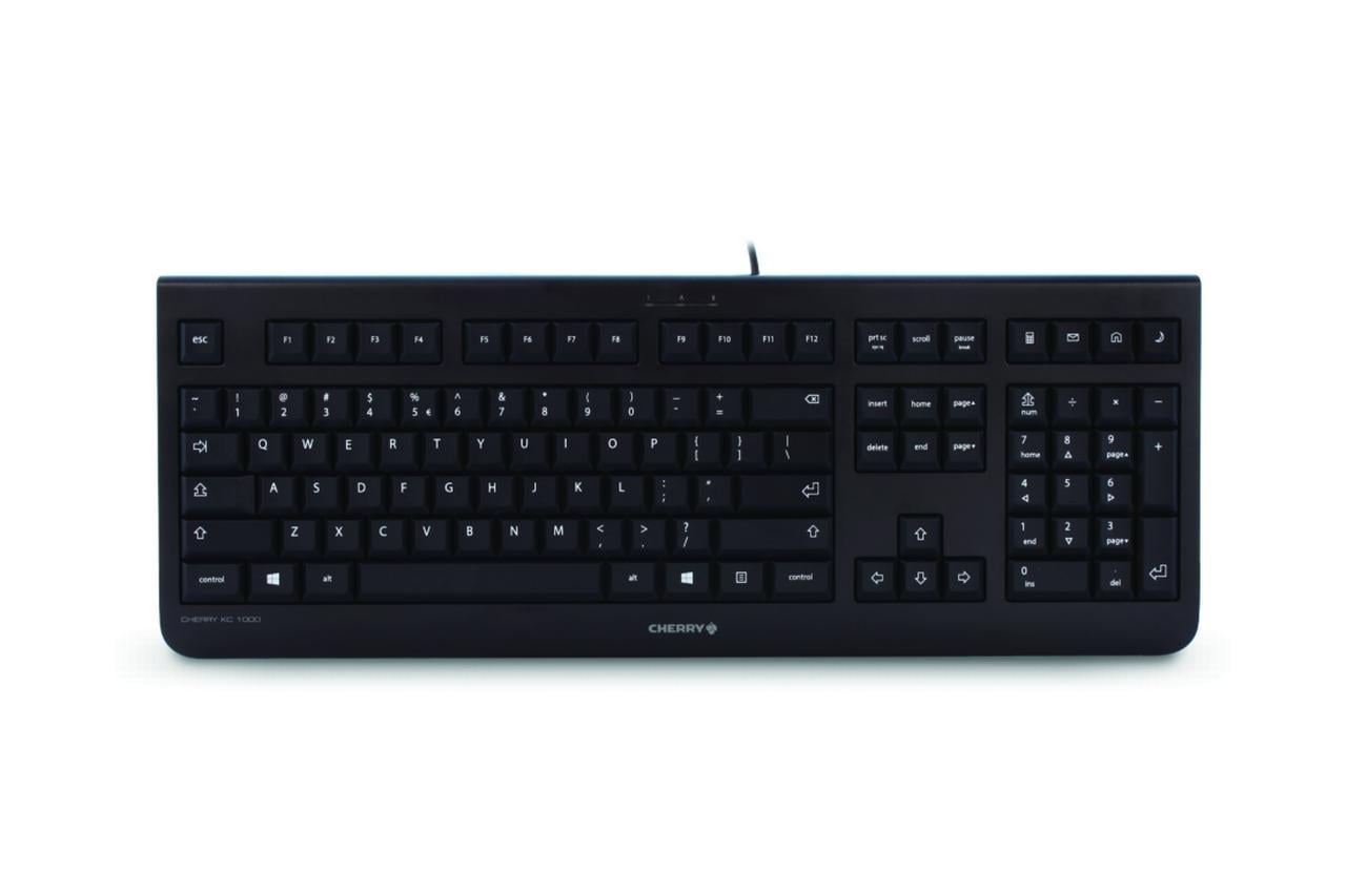 Cherry KC 1000 Wired Keyboard Black JK-0800EU-2: Computer Accessories ...