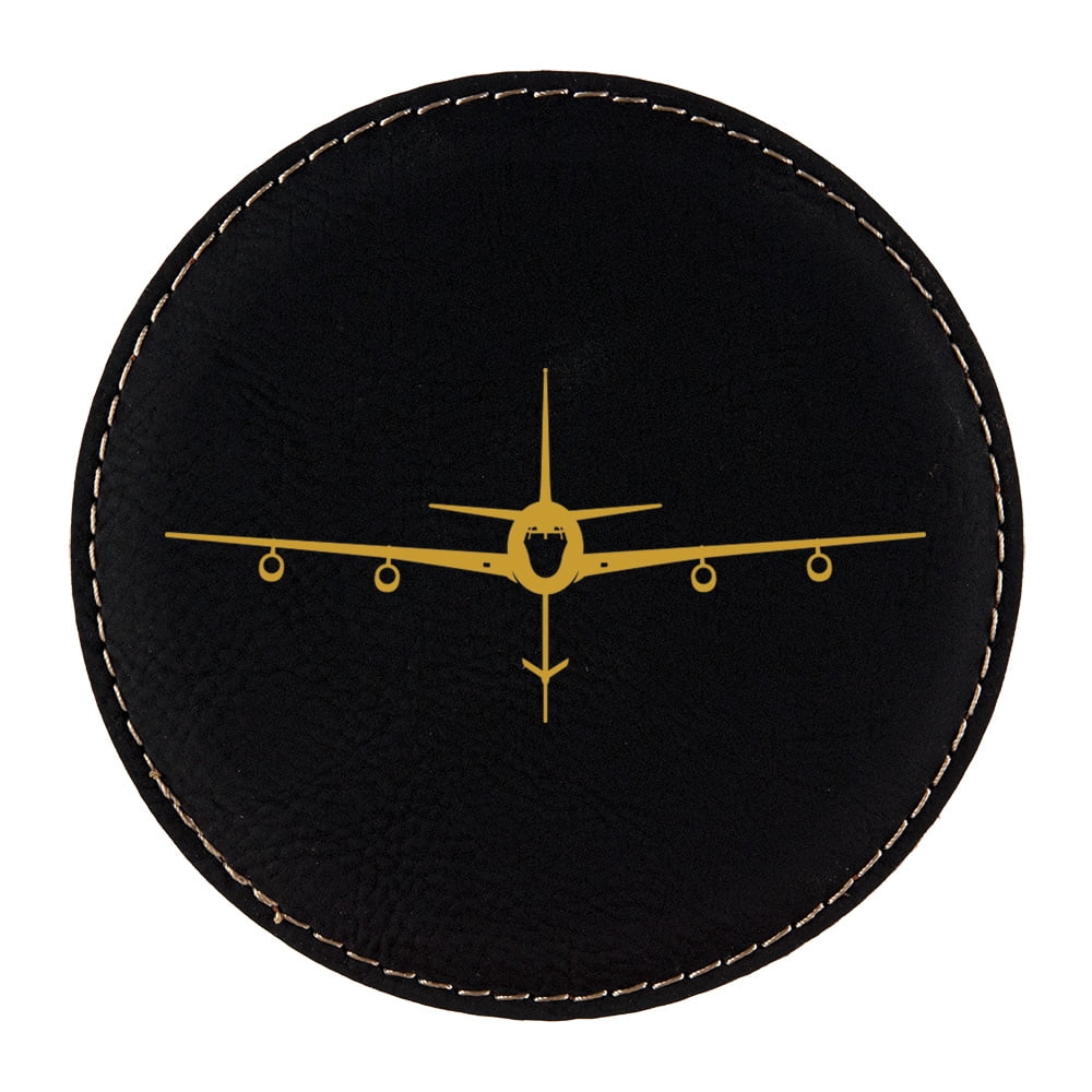 KC-135A Stratotanker Boom Down Coaster Laser Engraved Leatherette ...