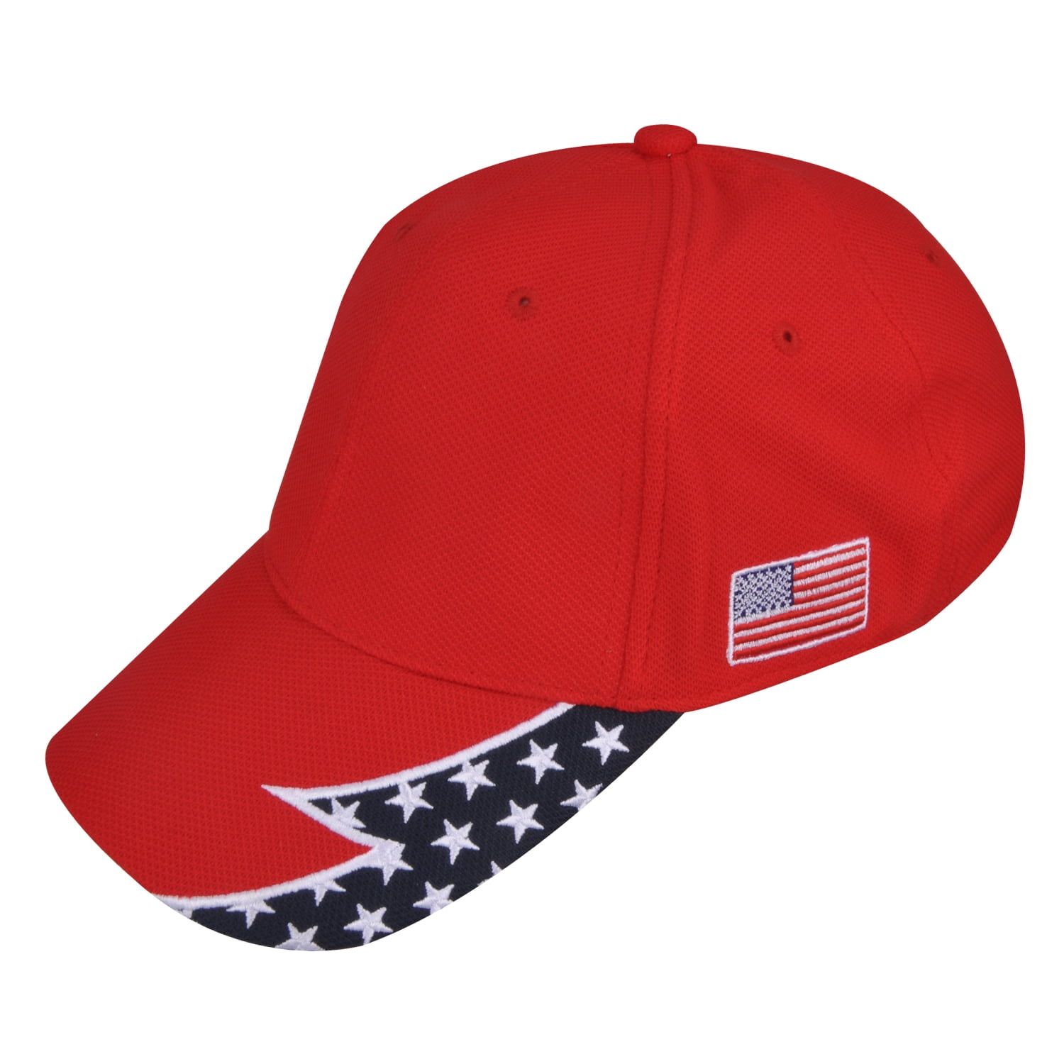 KC Caps Race Collection Caps with High Quality USA Fag Racing Graphic - Walmart.com