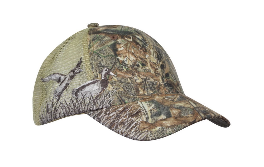 KC Caps® Realtree Mesh Baseball Cap Outdoor Sports Embroidery Duck ...