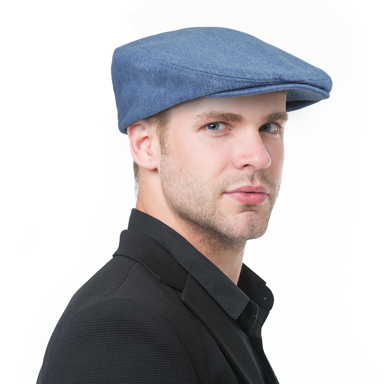 KC Caps Men's Vintage Style Cotton Gatsby Ivy Newsboy Hat Cap, Medium ...