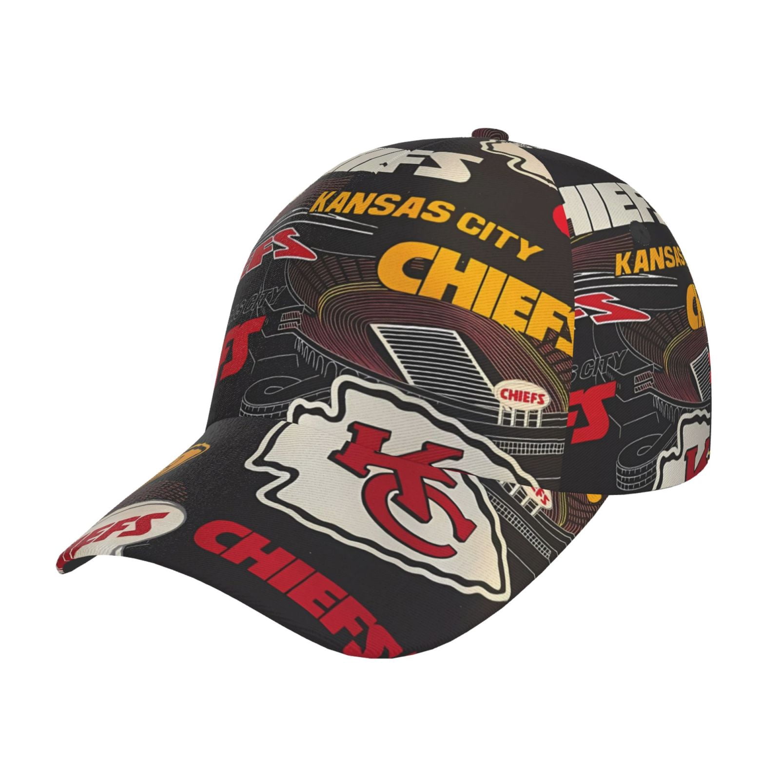KC_Chiefs Baseball Cap Football Team Logo Custom Full printing ...