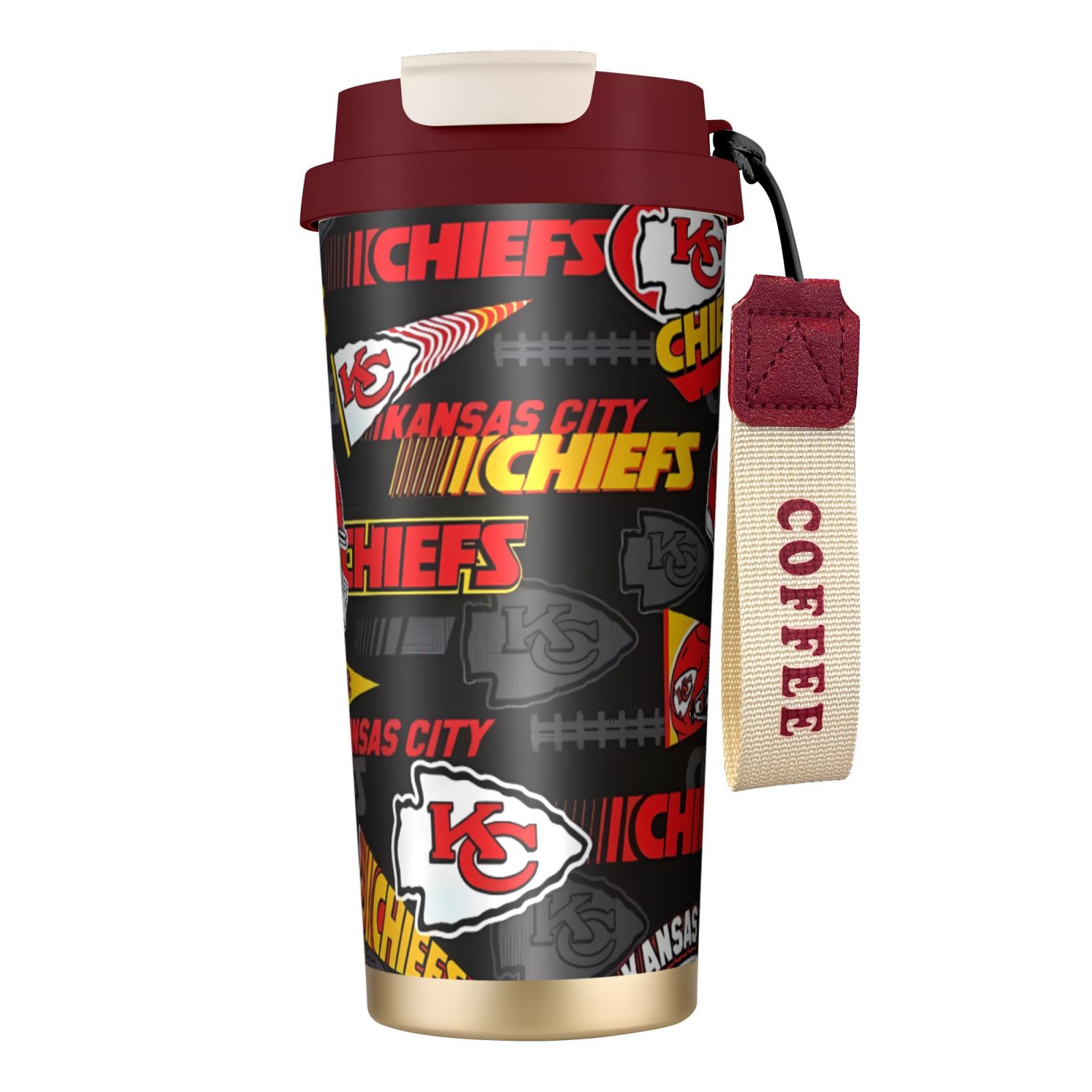 KC_Chiefss 316 Stainless Steel Coffee Cup Football Team Insulated ...
