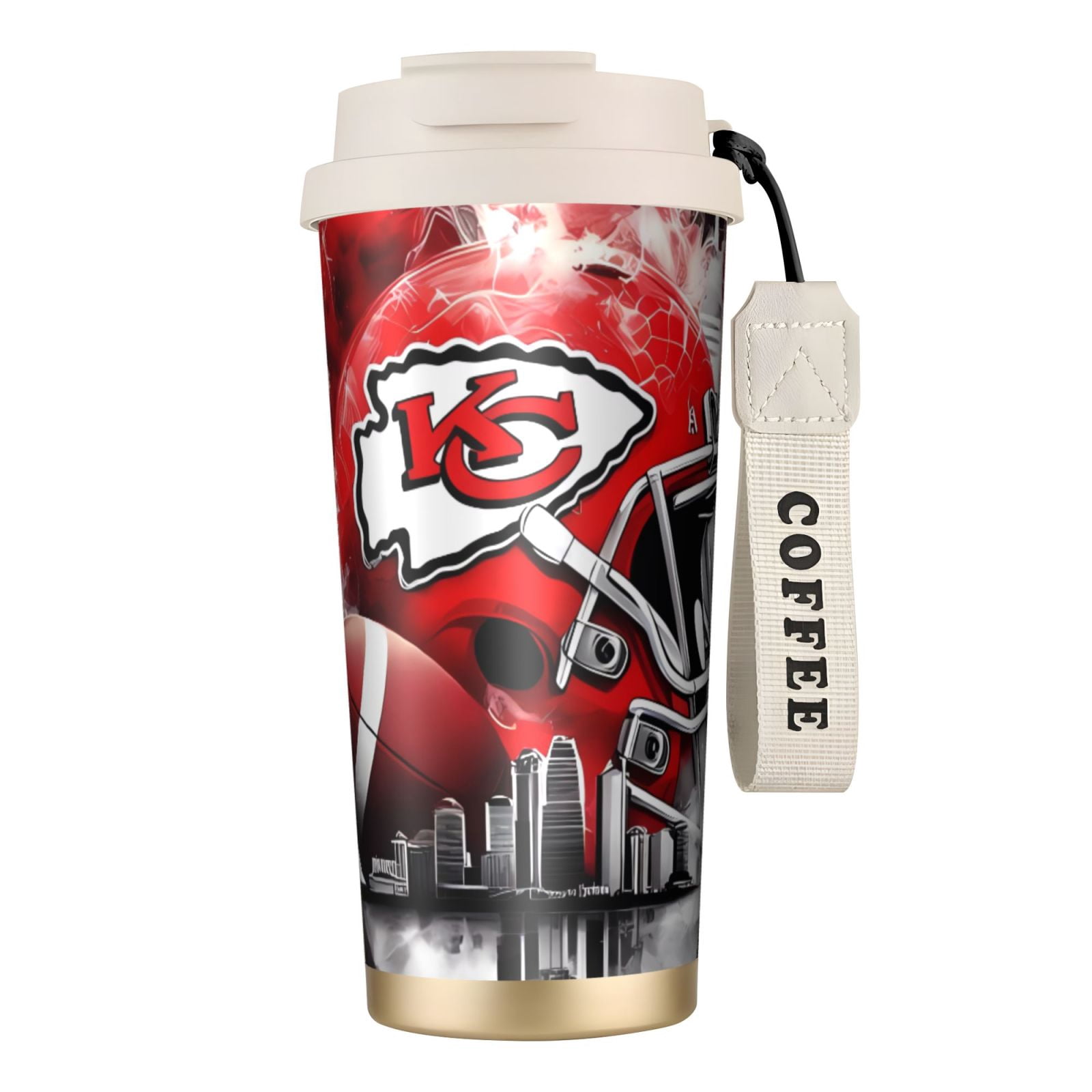 KC_Chiefss 316 Stainless Steel Coffee Cup Football Team Insulated ...