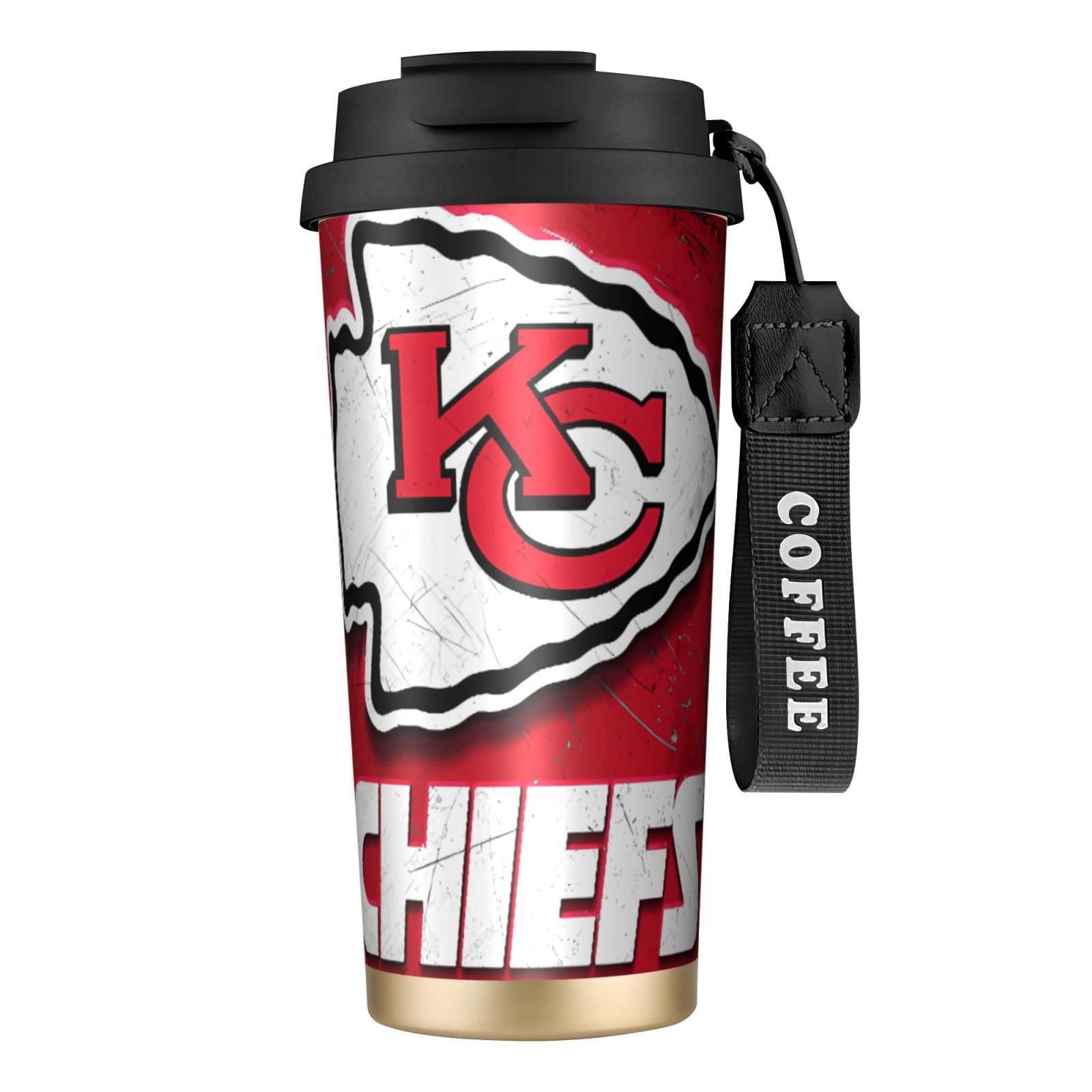 KC Chiefss Custom 316 Stainless Steel Double Drink Coffee Cup Leakproof Insulated Reusable ...