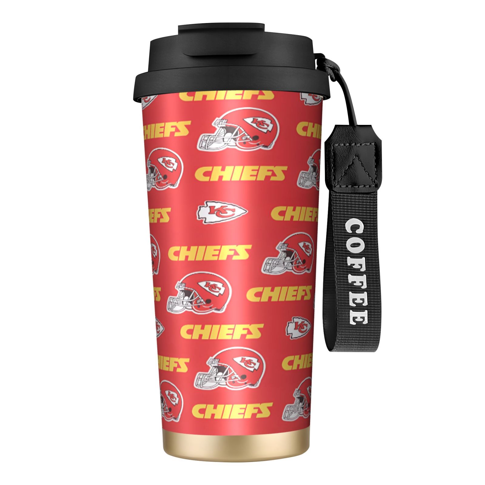 KC Chiefss Custom 316 Stainless Steel Double Drink Coffee Cup Leakproof ...